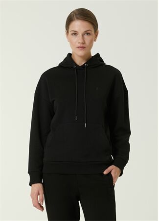 Beymen Club Kadın Siyah Kapüşonlu Sweatshirt S EU